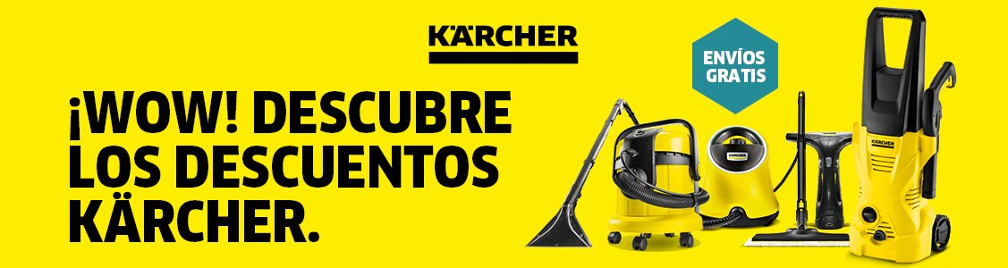 Selección descuentos hogar Karcher