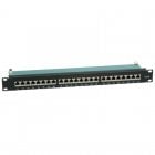 Value Panel de Parcheo Cat.6 STP 24 Puertos RJ45 1U 19" Negro ...