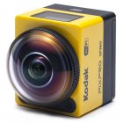 Kodak Pixpro SP360 Action Cam Cámara Deportiva 360° FullHD WiFi Amarilla con Accesorios ...
