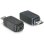 Adaptateur USB micro-B mâle vers mini USB 5 broches femelle noir DeLOCK ...