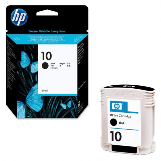 HP 10 Cartucho Tinta Original Negro
