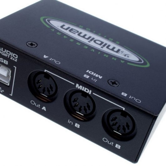 M-Audio MidiSport 2 x 2 USB Interface Midi | PcComponentes.com