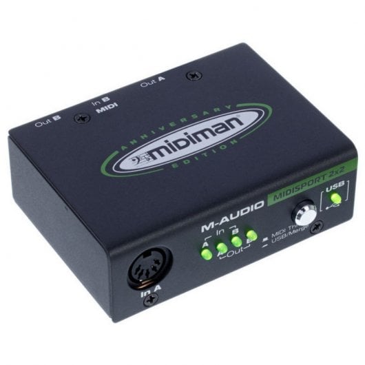 M-Audio MidiSport 2 x 2 USB Interface Midi | PcComponentes.com