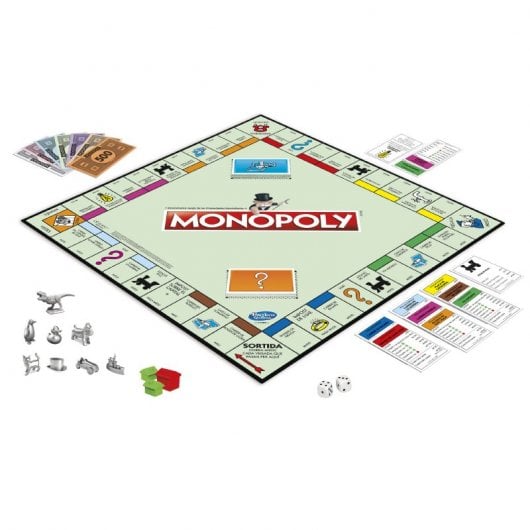 Hasbro Original Monopoly Clásico Edición Barcelona Juego de Mesa ...
