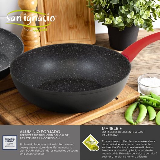 San Ignacio Energy Sartén de Aluminio Forjado 24cm | PcComponentes.com