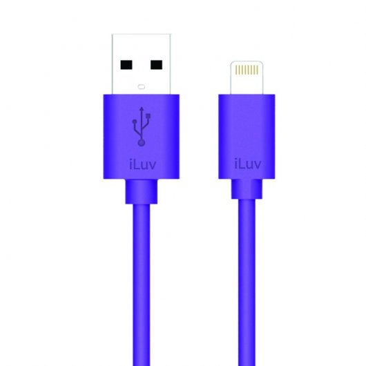 Iluv Cable Lightning a USB 2.0 Macho/Macho 1m Lila | PcComponentes.com