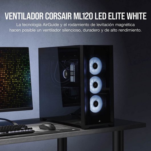 Ventola PWM a levitazione magnetica Premium Corsair ML120 LED ELITE da ...