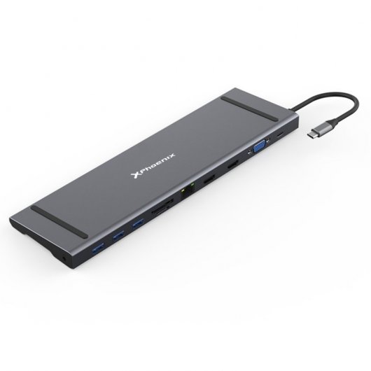 Phoenix Adaptador Hub USB-C PD Multiportas 11 em 1 | PcComponentes.pt