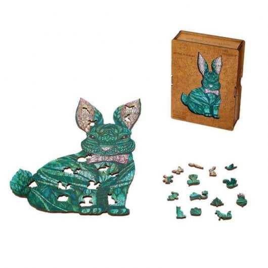 Active Puzzles Mint Rabbit (conejo Menta) Puzzle De Madera ...