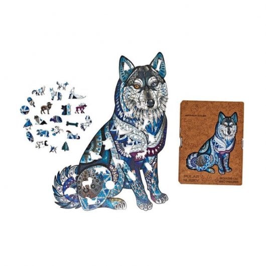 Active Puzzles Husky Dog Puzzle De Madera | PcComponentes.com