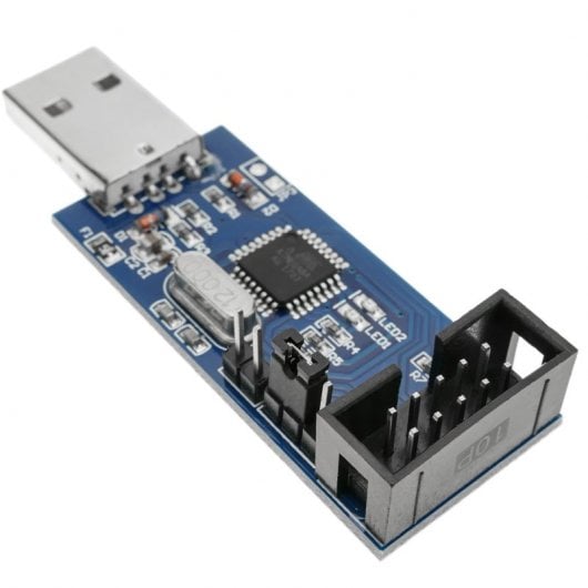 BeMatik Adaptador ISP/USB/ASP/ATMEGA 8(L) a Conector Serie IDC 10 Pin ...