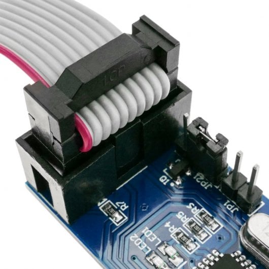 BeMatik Adaptador ISP/USB/ASP/ATMEGA 8(L) a Conector Serie IDC 10 Pin ...