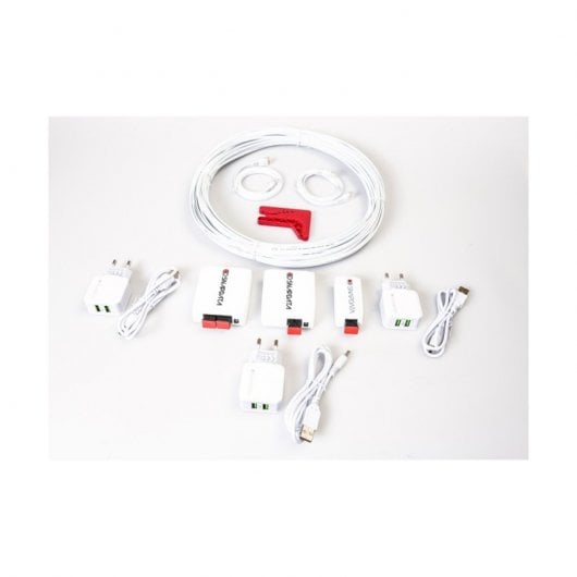 Actelser Kit Dúplex Lite de Fibra Óptica Plástica Snap Data 50 Metros ...