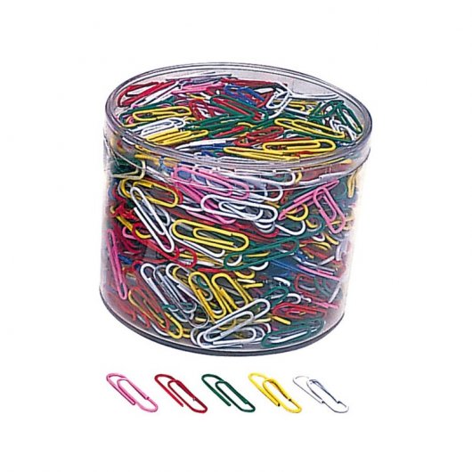 Clips Liderpapel Colores Bote 1000 Unidades | PcComponentes.com