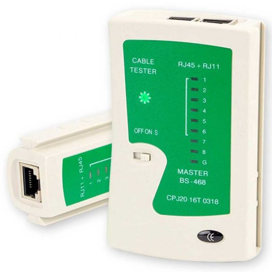 OcioDual Testeur RJ45/RJ11 Vérificateur de câble réseau avec étui ...