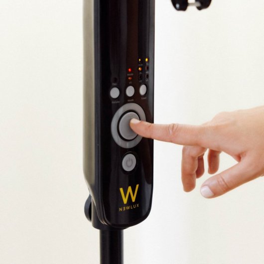 Newlux Smart W550 Ventilador de Pie con Mando a Distancia 50W Negro ...