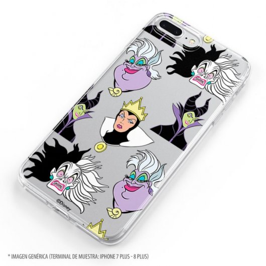Funda Para Samsung Galaxy A11 Oficial De Disney Villanas Patrón ...