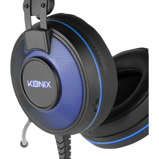 Konix Mythics PS-700 Casque de jeu 7.1 pour PS4 Noir/Bleu ...