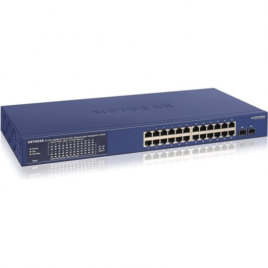 Netgear GS724TPP-100EUS Switch Smart Gestionable 24 puertos Gigabit ...
