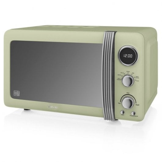 Swan Retro SM22030GNEU Micro-ondes 20L 800W Vert | PcComponentes.fr