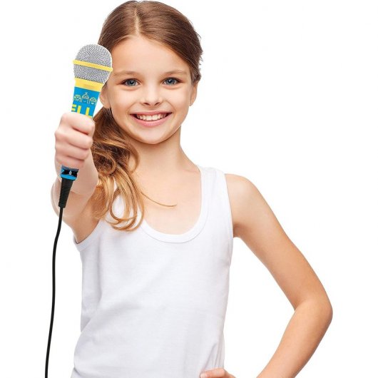 Lexibook The Minions Microphone Karaoké Haute Sensibilité 2,5m ...
