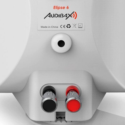 Audibax Elipse 6 Pareja de Altavoces con Soporte de Pared 2 Vías 40W ...
