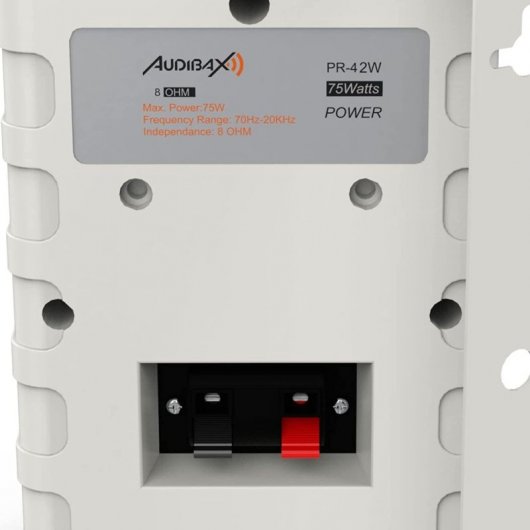 Audibax Pícolo PR-42W Pareja de Altavoces Estantería HiFi y Sonorización con Soporte de Pared ...
