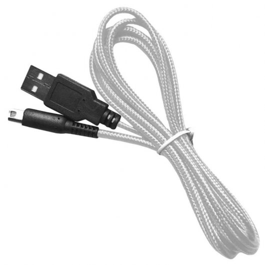 OcioDual Cable USB 2.0 Trenzado para Nintendo DSI/2DS/3DS Macho/Macho 1 ...