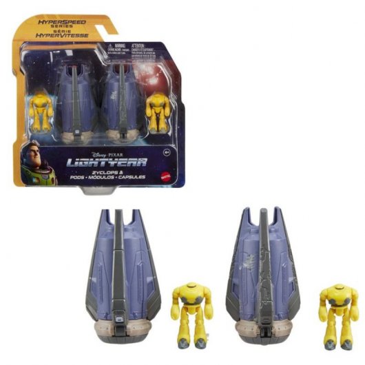 Mattel Disney Pixar Lightyear Cyclops con Nave Enemiga Figuras de ...
