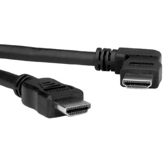 Roline Cable HDMI Alta Velocidad con Ethernet Ángulo Derecho Macho ...