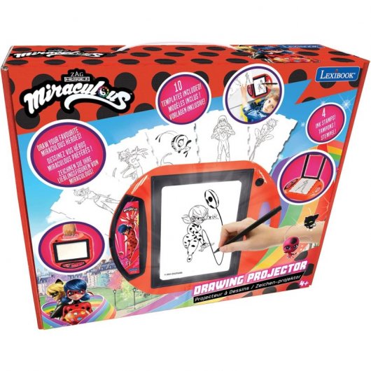 Lexibook Miraculous Ladybug Proyector de Dibujos con Plantillas y ...
