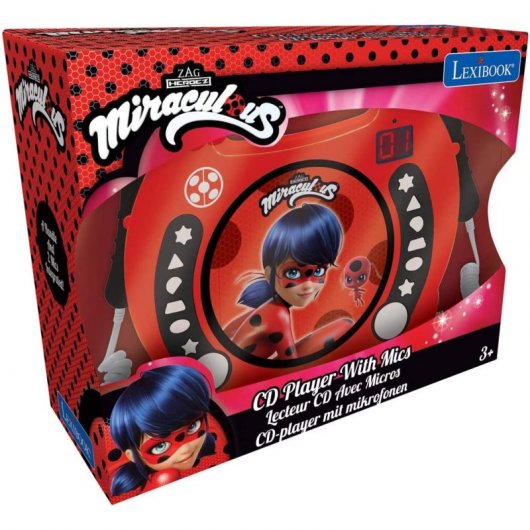 Lexibook Ladybug Reproductor CD Portátil con 2 Micrófonos ...
