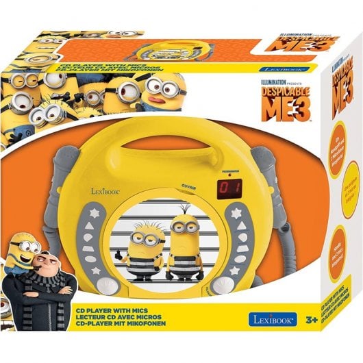 Lexibook Los Minions Reproductor CD Portátil con 2 Micrófonos ...