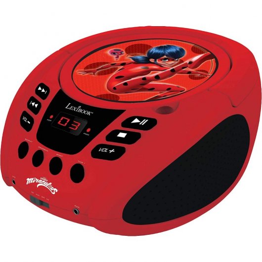 Lexibook Ladybug Reproductor CD Portátil con Toma Micrófono ...