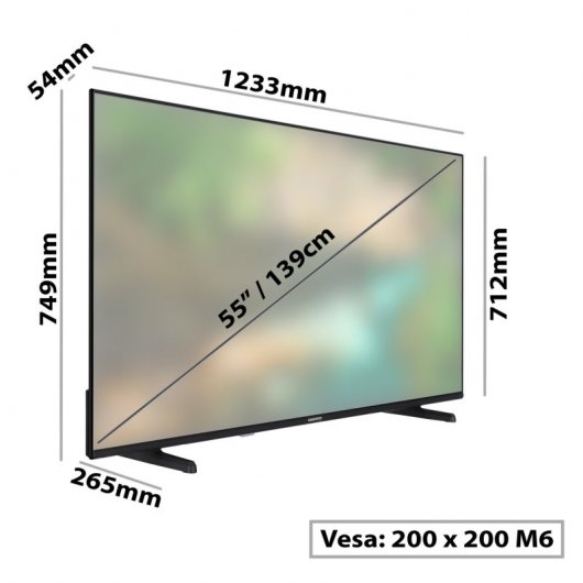 Daewoo 55DM62UA 55" LED UltraHD 4K HDR | PcComponentes.com