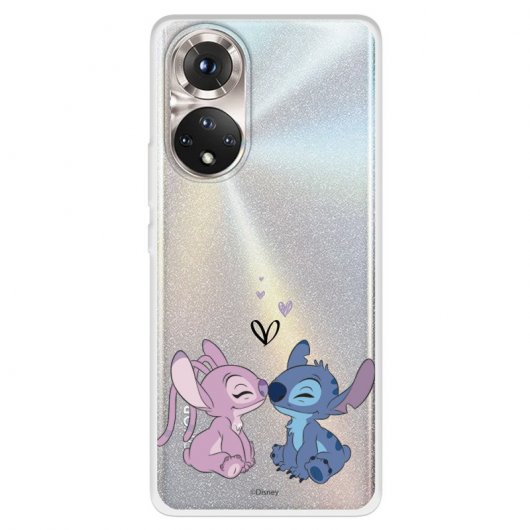 Funda Para Huawei Honor 50 5g Oficial De Disney Angel & Stitch Beso ...