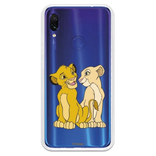 Funda Oficial Disney Simba Y Nala Transparente Para Xiaomi Redmi 7 - El ...