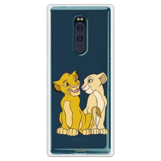 Funda Oficial Disney Simba Y Nala Transparente Para Sony Xperia Xz4 ...
