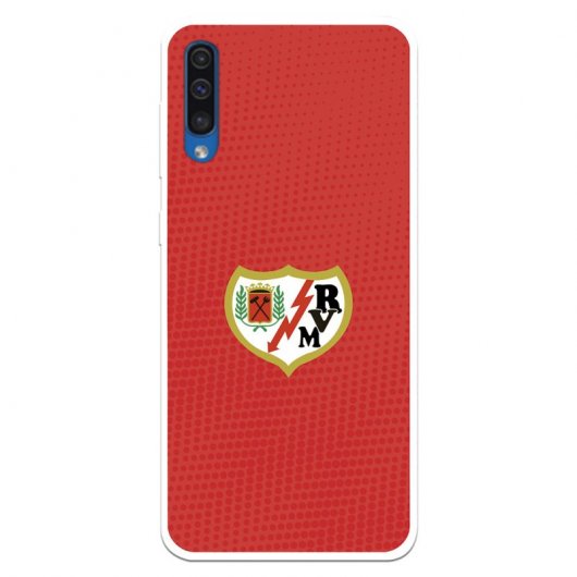 Funda Para Samsung Galaxy A50 Del Rayo Vallecano Escudo Fondo Rojo ...