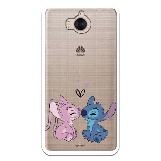 Funda Para Huawei Y6 2017 Oficial De Disney Angel & Stitch Beso - Lilo ...