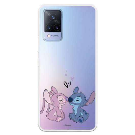 Funda Para Vivo V21 5g Oficial De Disney Angel & Stitch Beso - Lilo ...