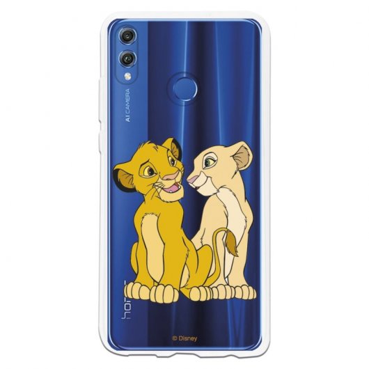Funda Oficial Disney Simba Y Nala Transparente Para Huawei Honor 8x ...