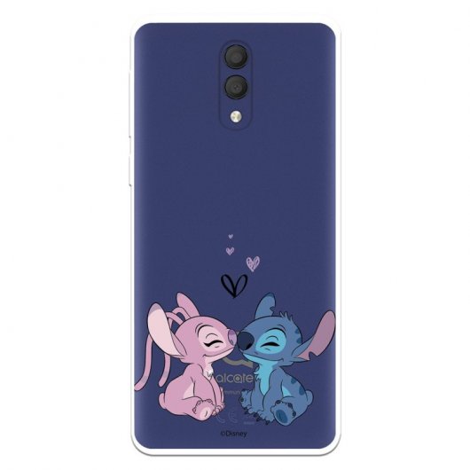 Funda Para Alcatel 1x 2019 Oficial De Disney Angel & Stitch Beso - Lilo ...