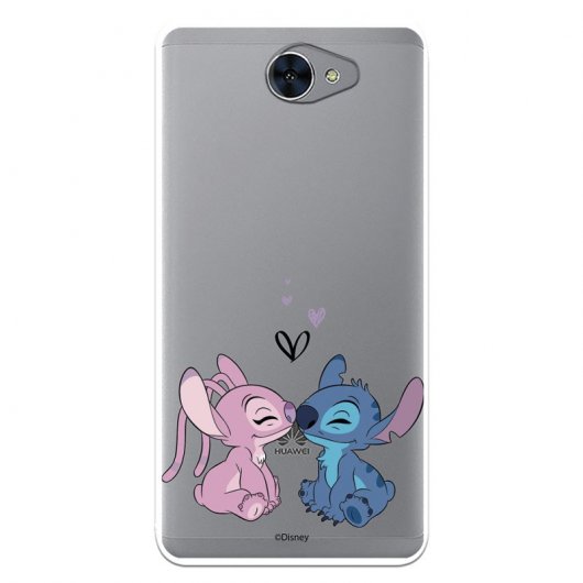 Funda Para Huawei Y7 Oficial De Disney Angel & Stitch Beso - Lilo ...
