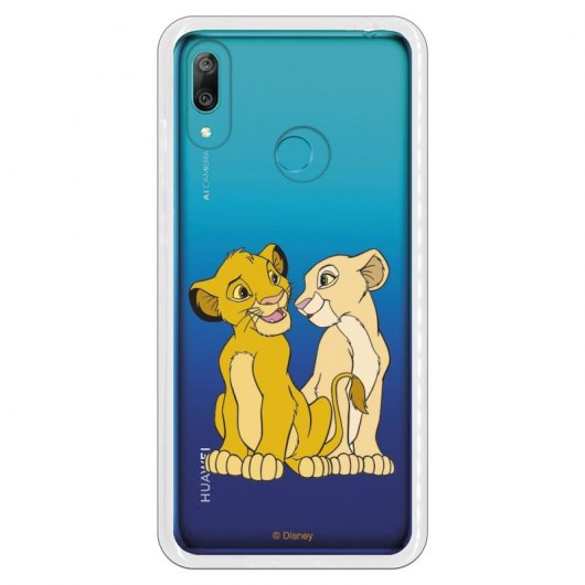 Funda Oficial Disney Simba Y Nala Transparente Para Huawei Y7 2019 - El ...