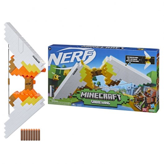 Hasbro Original Nerf Minecraft Sabrewing Lanza Dardos | PcComponentes.com