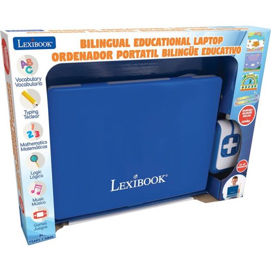 Lexibook Educational Laptop 130 Atividades Bilíngue Francês/Inglês ...