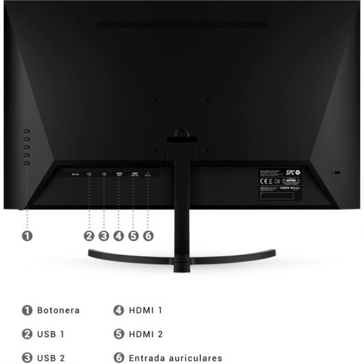 SPC Smart Monitor 23.8" FullHD Android TV | PcComponentes.com