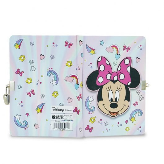 Minnie Mouse Laugh-Coffret Cadeau avec Journal avec Clé et Crayon Mode ...