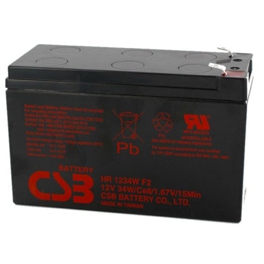 CSB Batería 12V 9 Ah HR1234W | PcComponentes.com